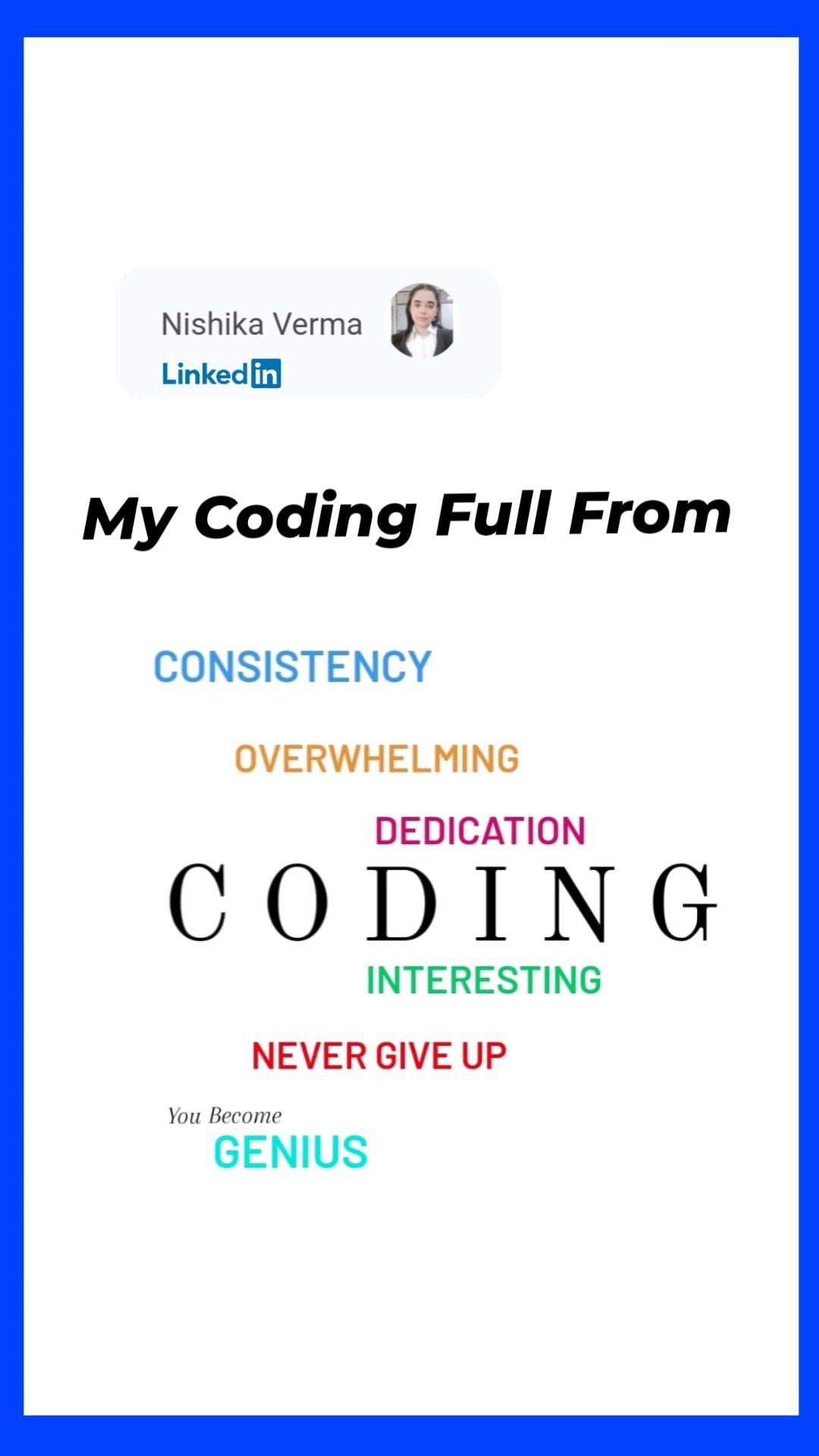 Nishika Verma on LinkedIn: #codinglife #codegeeks #codingjunkie # ... Nishika Verma on LinkedIn: #codinglife #codegeeks #codingjunkie # ...