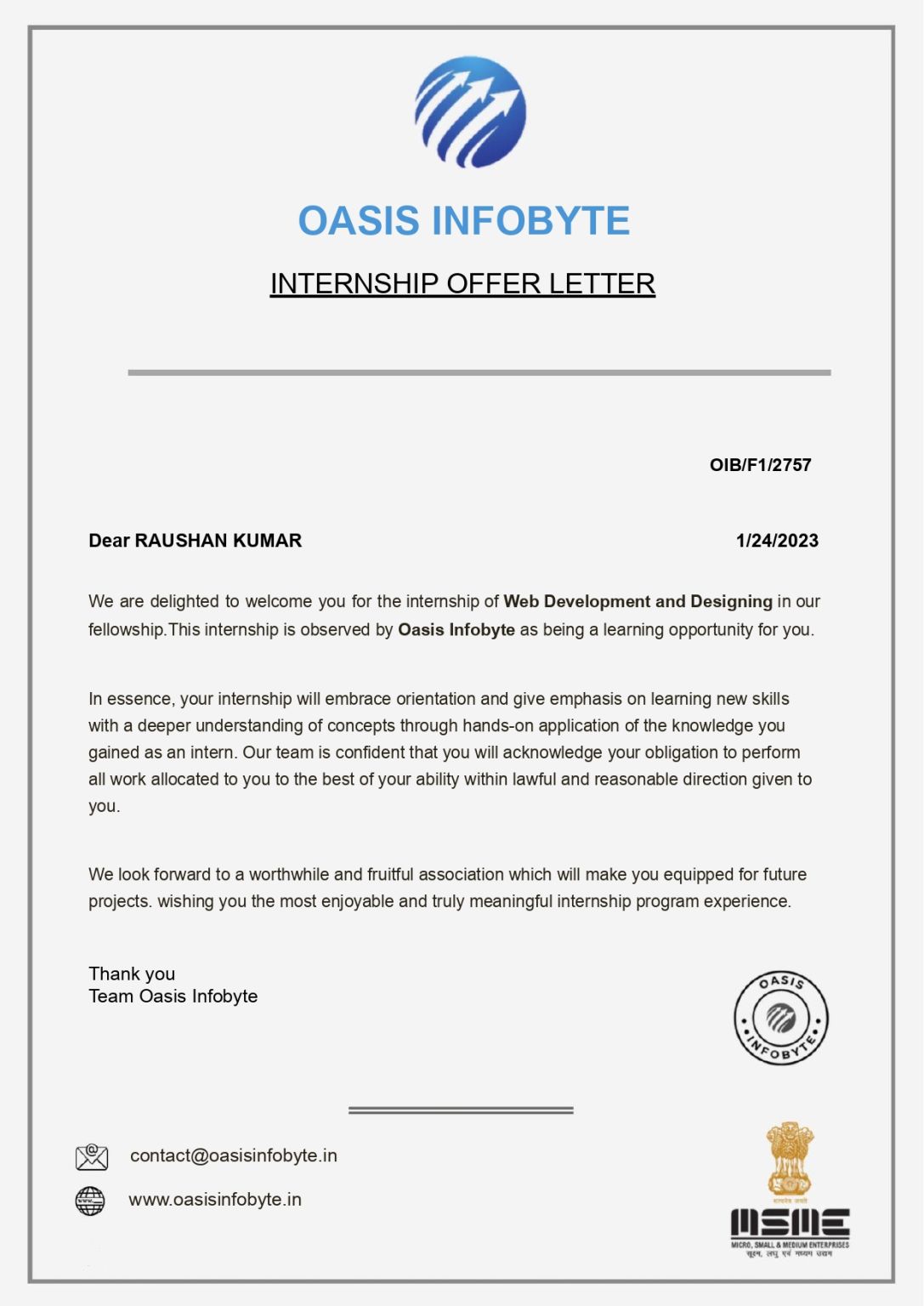 RAUSHAN KUMAR on LinkedIn: #infobyte #oasis #infobyte #oasisinfobyte # ... RAUSHAN KUMAR on LinkedIn: #infobyte #oasis #infobyte #oasisinfobyte # ...