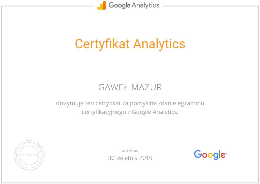 Gaweł Mazur on LinkedIn: Przy kawie: Google Analytics IQ certification ... Gaweł Mazur on LinkedIn: Przy kawie: Google Analytics IQ certification ...