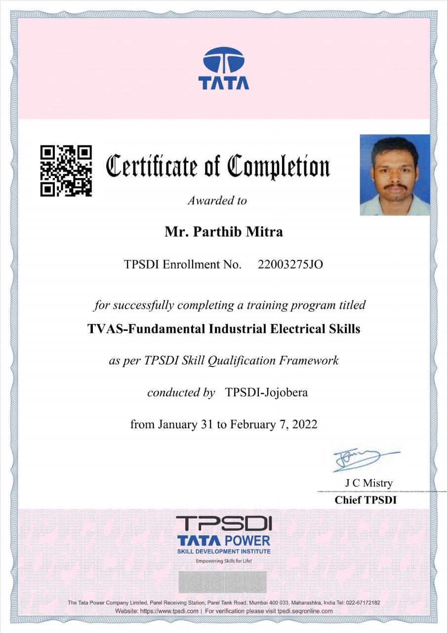 Parthib Mitra on LinkedIn: I am very glad to persue this training ... Parthib Mitra on LinkedIn: I am very glad to persue this training ...
