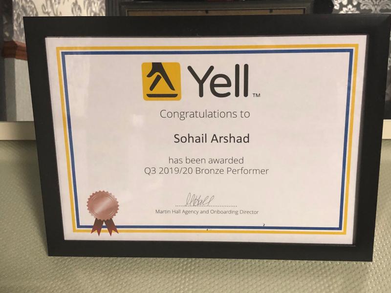 Sohail Arshad on LinkedIn: #yell #agency #award Sohail Arshad on LinkedIn: #yell #agency #award