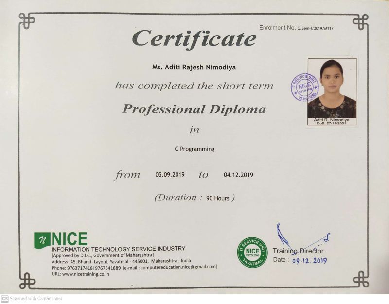 Aditi Rajesh Nimodiya on LinkedIn: #cprogramming #programminglanguage ... Aditi Rajesh Nimodiya on LinkedIn: #cprogramming #programminglanguage ...
