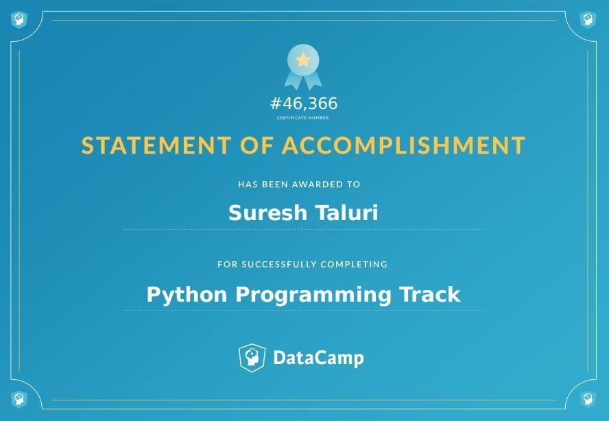 Suresh Taluri on LinkedIn: A good start to Python programming. #python Suresh Taluri on LinkedIn: A good start to Python programming. #python