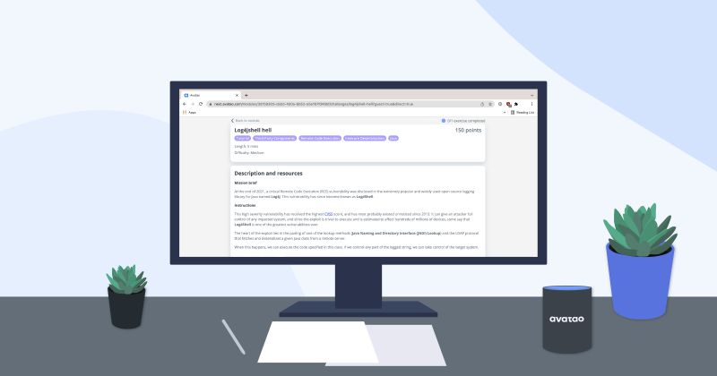 Avatao on LinkedIn: #log4jvulnerability #log4shell #cybersecurity Avatao on LinkedIn: #log4jvulnerability #log4shell #cybersecurity