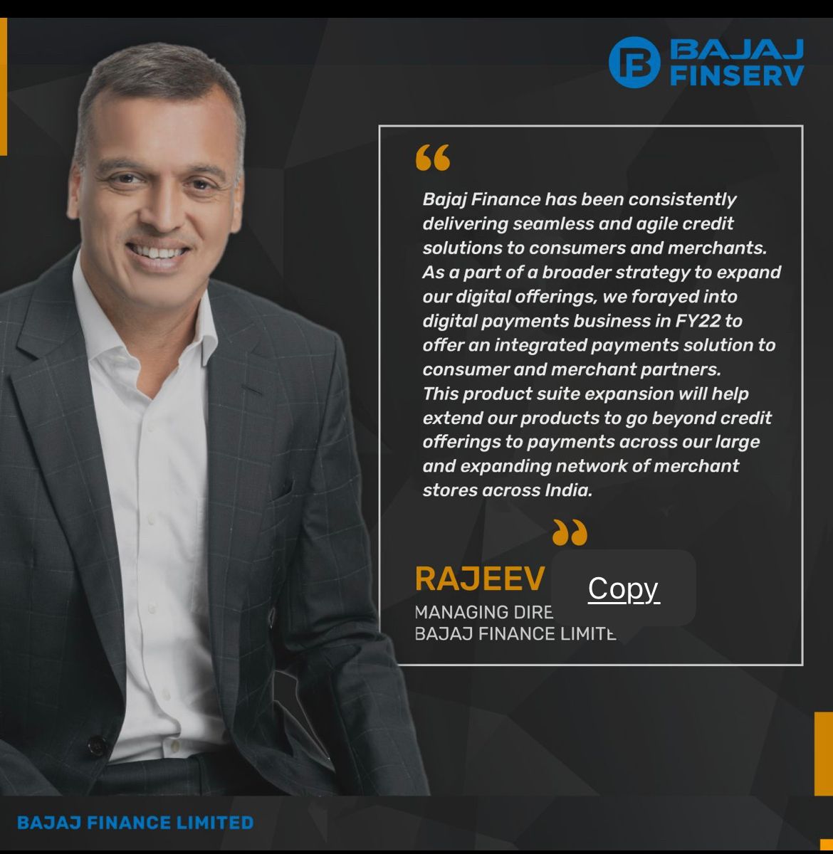 Karan Chauhan on LinkedIn: #bajajfinance #bajajfinserv Karan Chauhan on LinkedIn: #bajajfinance #bajajfinserv
