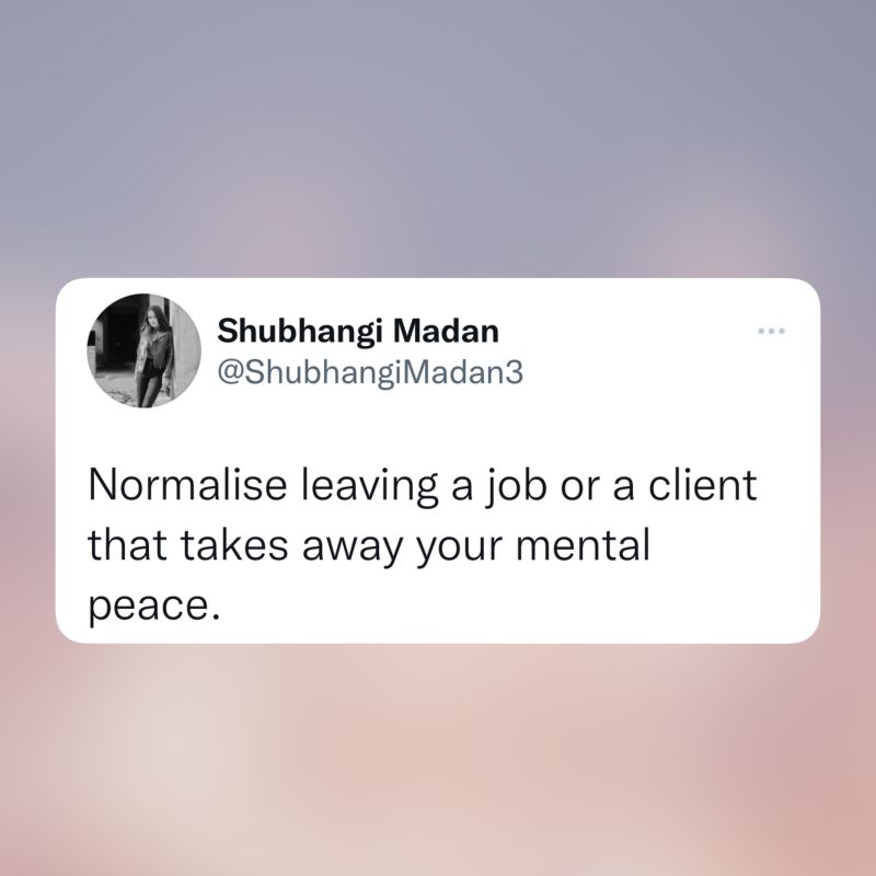 Sakshi Gangwar on LinkedIn: Never compromise with your mental health ... Sakshi Gangwar on LinkedIn: Never compromise with your mental health ...