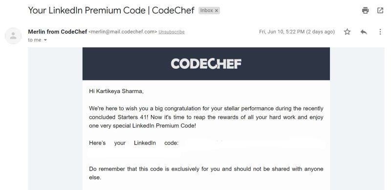 Kartikeya Sharma on LinkedIn: #codechef #linkedin Kartikeya Sharma on LinkedIn: #codechef #linkedin