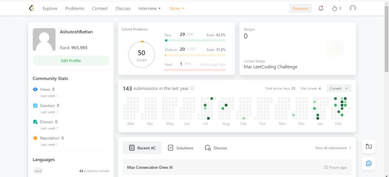 Ashutosh Rattan on LinkedIn: #learning #coding #algorithms #leetcode Ashutosh Rattan on LinkedIn: #learning #coding #algorithms #leetcode