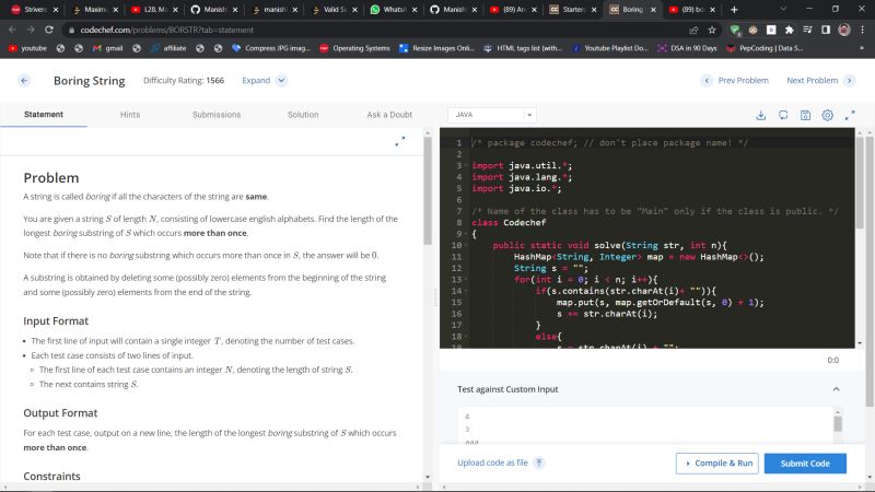 Manish Kumar on LinkedIn: #codechef #java Manish Kumar on LinkedIn: #codechef #java