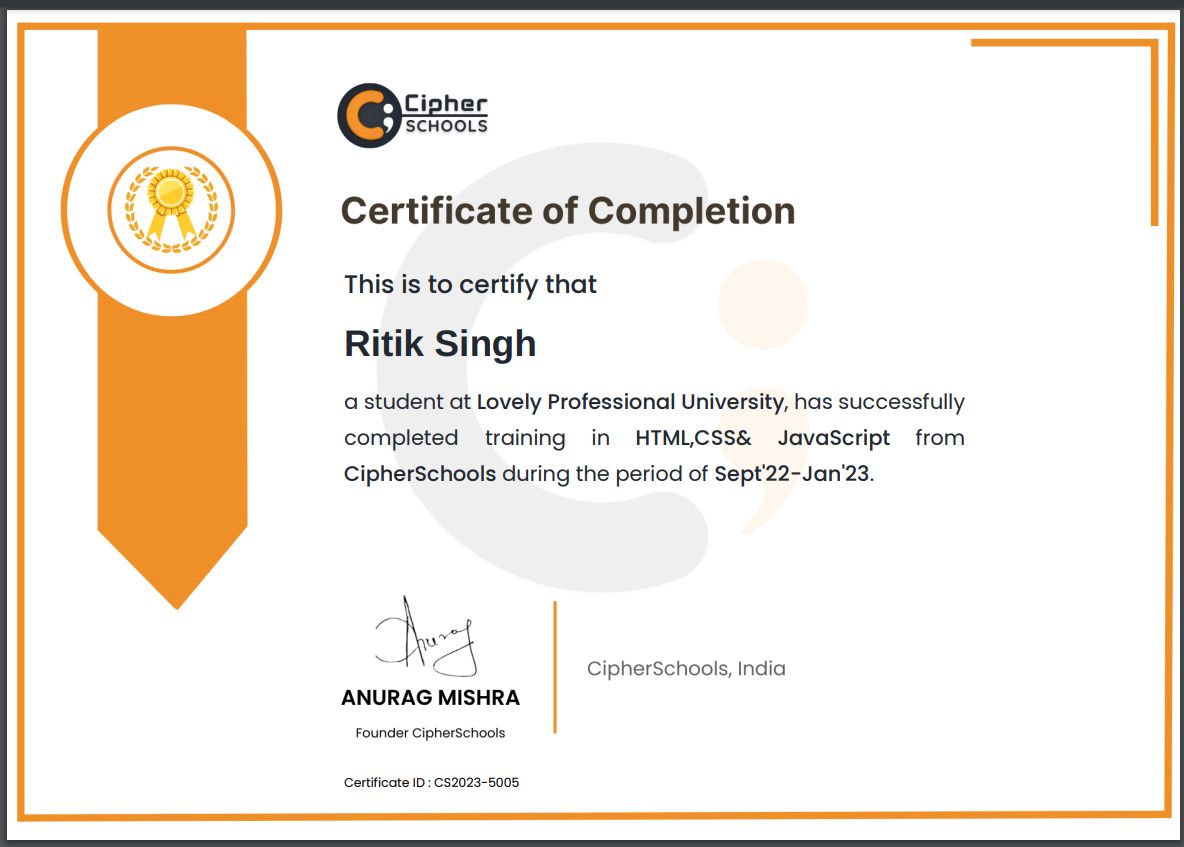 Ritik Singh posted on LinkedIn Ritik Singh posted on LinkedIn