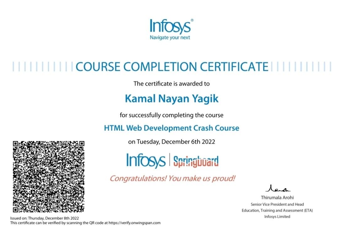 Kamal Nayan Yagik on LinkedIn: #infosysspringboard #atlassian #infosys Kamal Nayan Yagik on LinkedIn: #infosysspringboard #atlassian #infosys