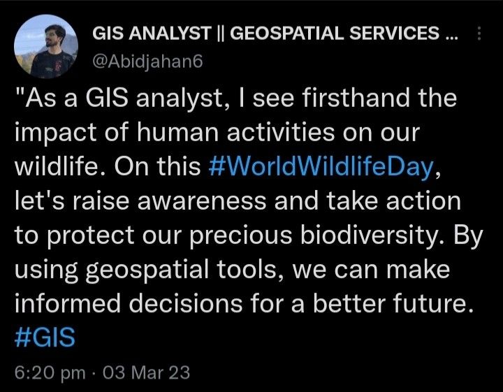 Abid jahan on LinkedIn: #worldwildlifeday Abid jahan on LinkedIn: #worldwildlifeday