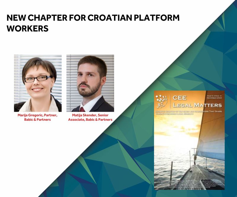 Babić & Partners law firm on LinkedIn: Partner Marija Gregoric and ... Babić & Partners law firm on LinkedIn: Partner Marija Gregoric and ...