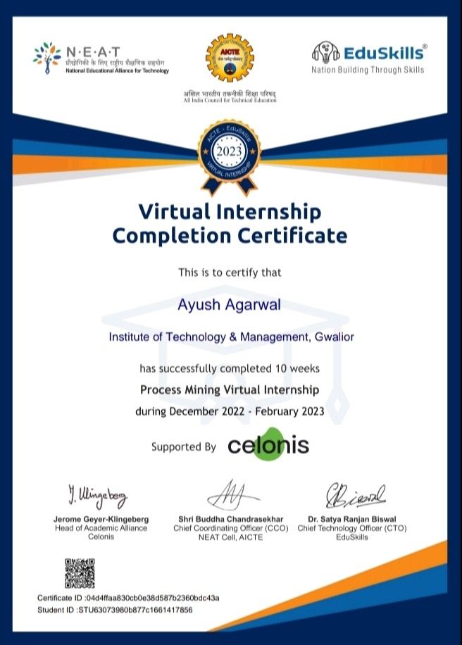 Ayush Agarwal on LinkedIn: #aicteinternship #aicte #eduskillsfoundation ... Ayush Agarwal on LinkedIn: #aicteinternship #aicte #eduskillsfoundation ...