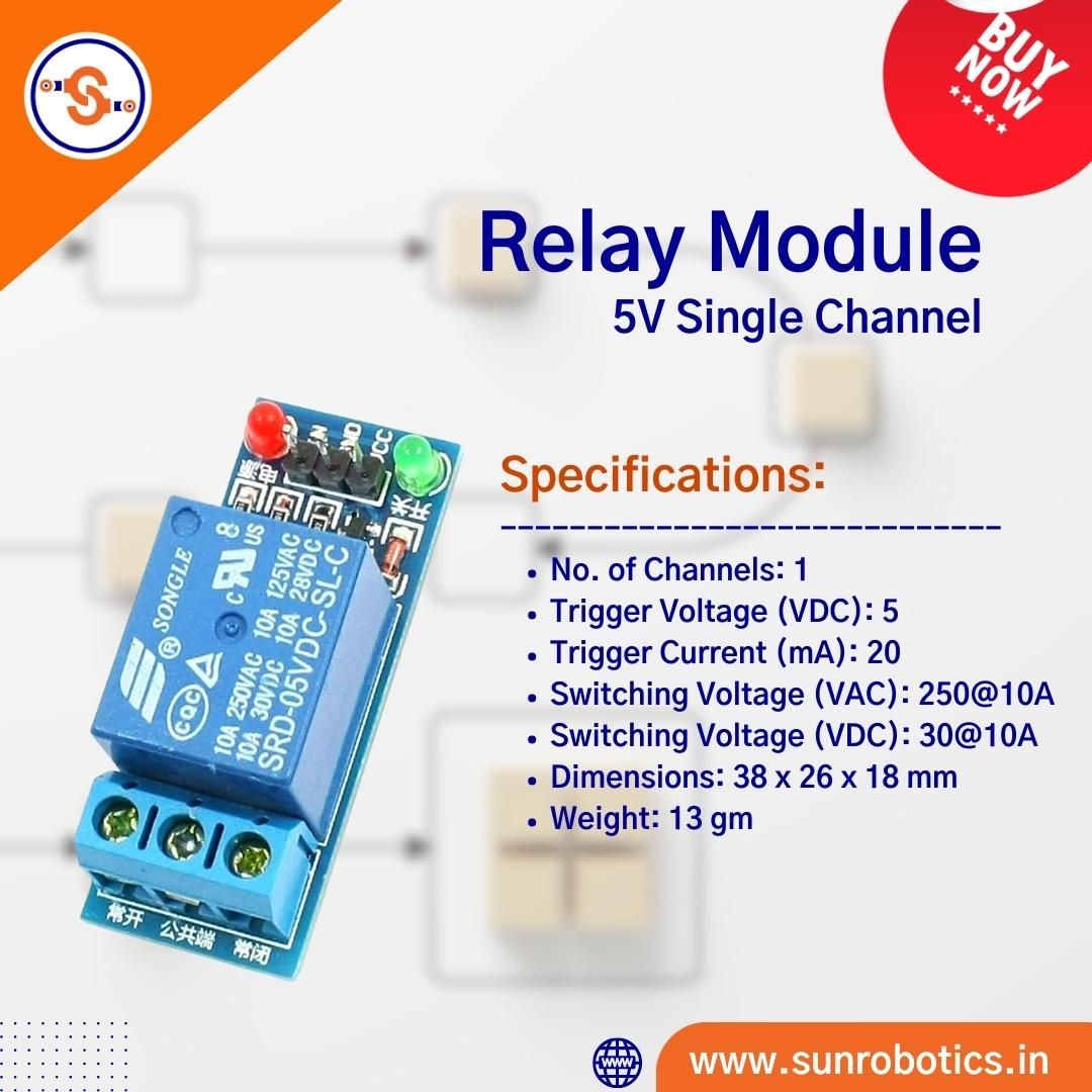 SunRobotics on LinkedIn: #arduino #relay #module #channel #single # ... SunRobotics on LinkedIn: #arduino #relay #module #channel #single # ...