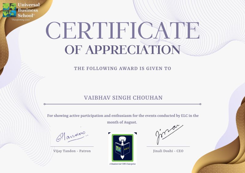 Vaibhav Chouhan on LinkedIn: Thanks to ExCoLearn Pvt. Ltd. . for this ... Vaibhav Chouhan on LinkedIn: Thanks to ExCoLearn Pvt. Ltd. . for this ...