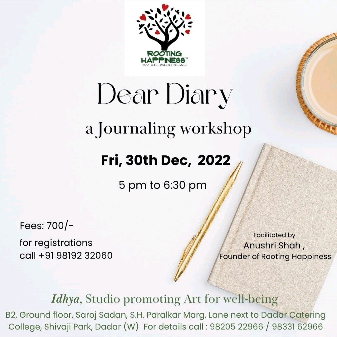 Anushri Shah on LinkedIn: Dear Diary Experience writing, reflecting and ... Anushri Shah on LinkedIn: Dear Diary Experience writing, reflecting and ...