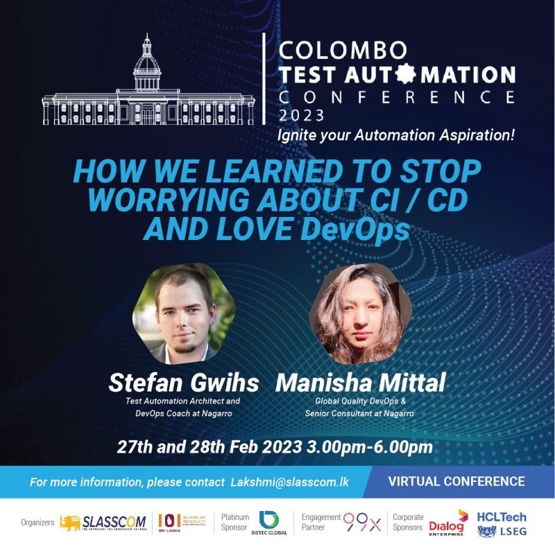 Manisha Mittal on LinkedIn: #slasscom #testautomation #devops Manisha Mittal on LinkedIn: #slasscom #testautomation #devops