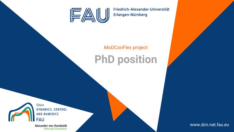 FAU Chair for Dynamics, Control, Machine Learning and Numerics - AvH on ... FAU Chair for Dynamics, Control, Machine Learning and Numerics - AvH on ...