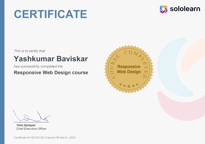 Yash Baviskar on LinkedIn: #responsivewebdesign #css #thankyou Yash Baviskar on LinkedIn: #responsivewebdesign #css #thankyou