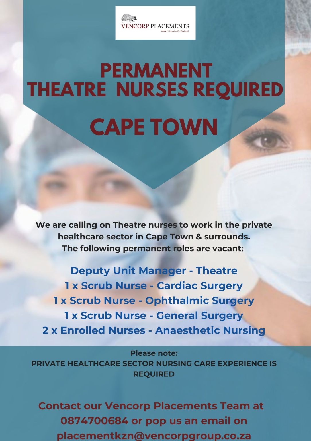 Vencorp Placements on LinkedIn: #hiring #nurses #openings #surgery Vencorp Placements on LinkedIn: #hiring #nurses #openings #surgery
