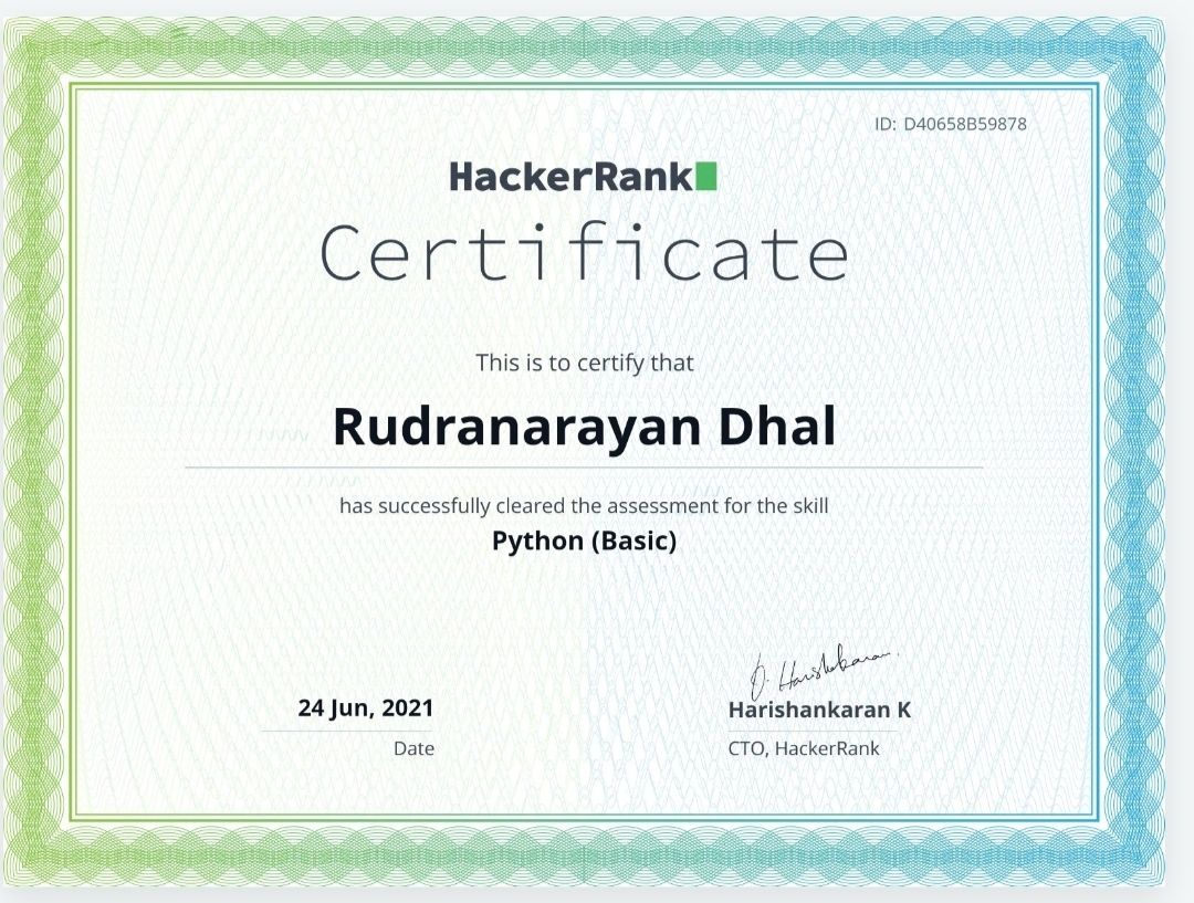 Rudranarayan Dhal on LinkedIn: #pythonprogramming Rudranarayan Dhal on LinkedIn: #pythonprogramming
