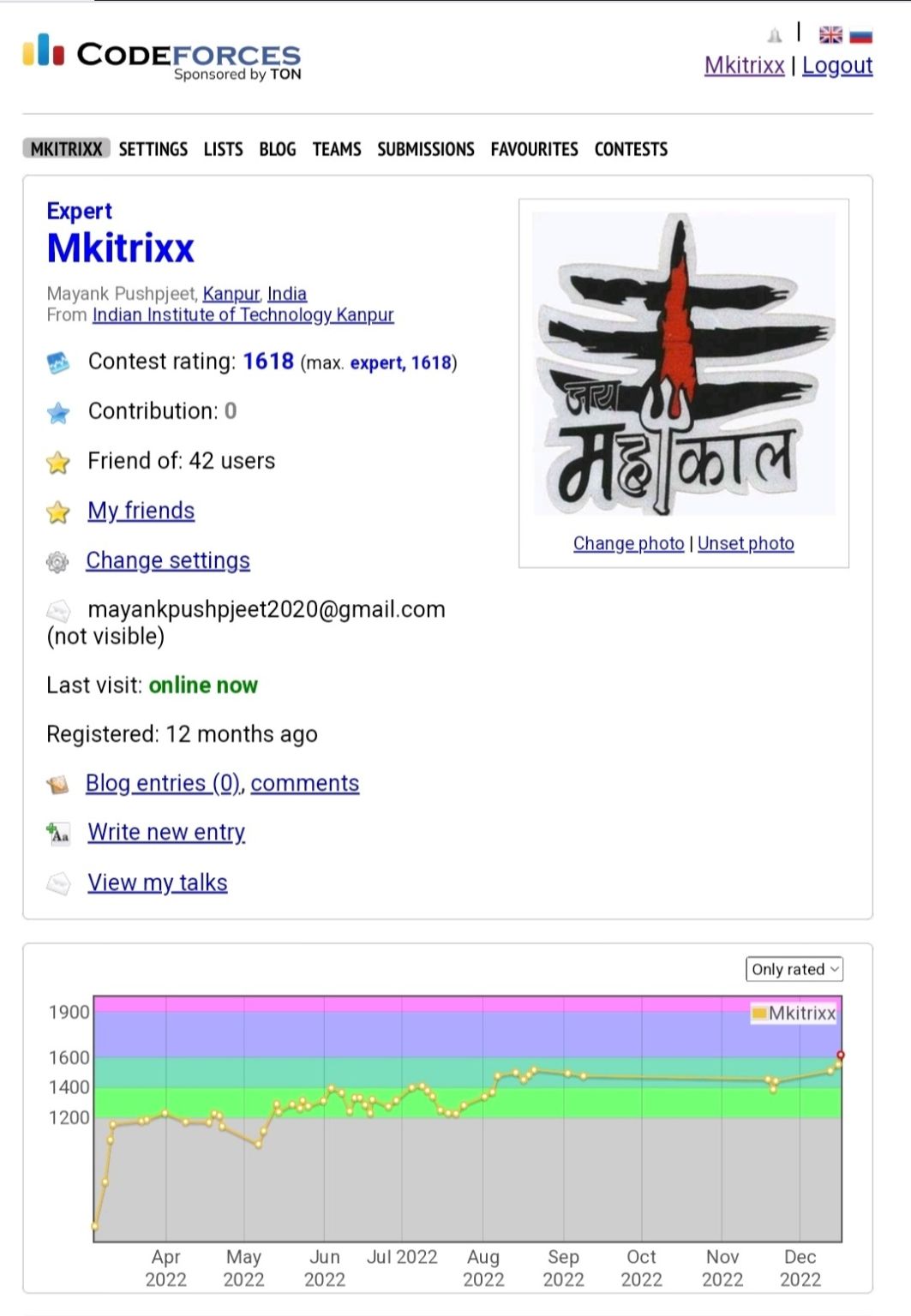 Mayank Pushpjeet on LinkedIn: #coding #codechef #codeforces # ... Mayank Pushpjeet on LinkedIn: #coding #codechef #codeforces # ...