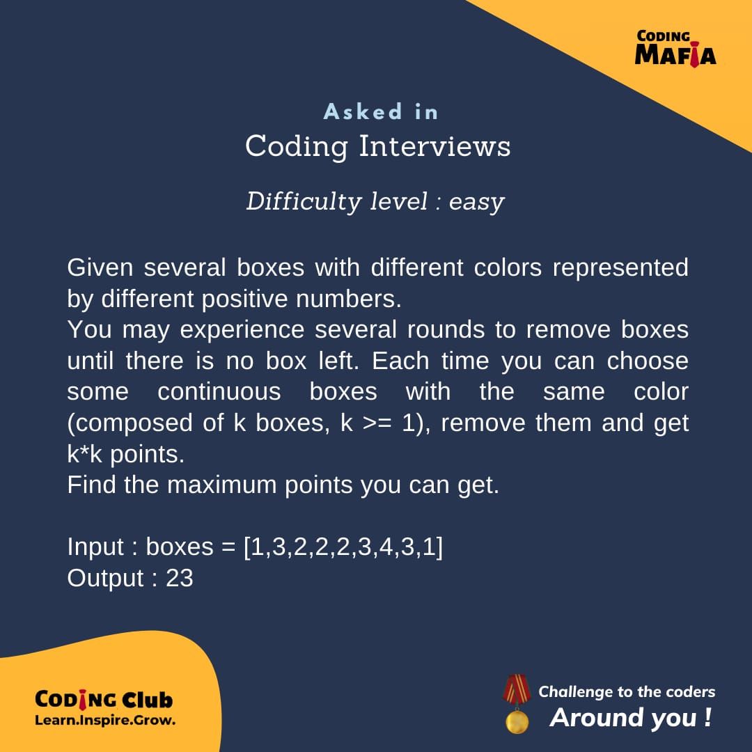 Coding Club on LinkedIn: #datastructures #interview #coding #amazon # ... Coding Club on LinkedIn: #datastructures #interview #coding #amazon # ...
