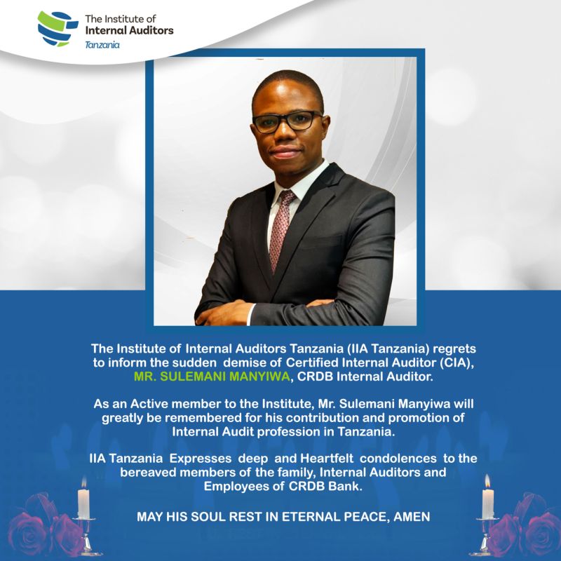 The Institute of Internal Auditors Tanzania - IIA Tanzania on LinkedIn ... The Institute of Internal Auditors Tanzania - IIA Tanzania on LinkedIn ...