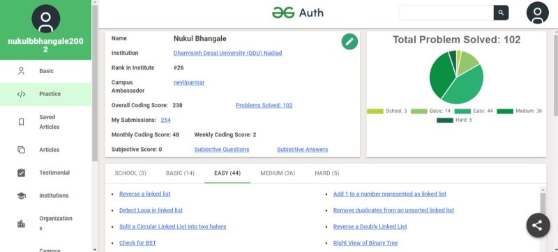 Nukul Bhangale on LinkedIn: #gfg #onestepahead Nukul Bhangale on LinkedIn: #gfg #onestepahead