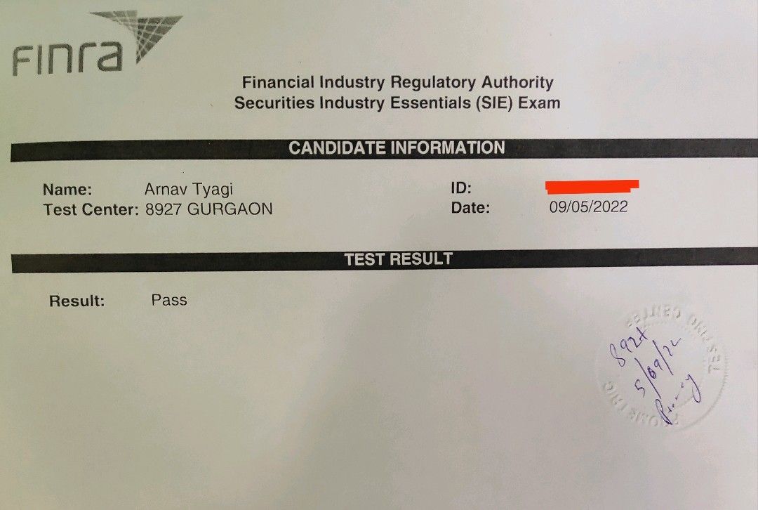 Arnav Tyagi on LinkedIn: #sie #finra Arnav Tyagi on LinkedIn: #sie #finra