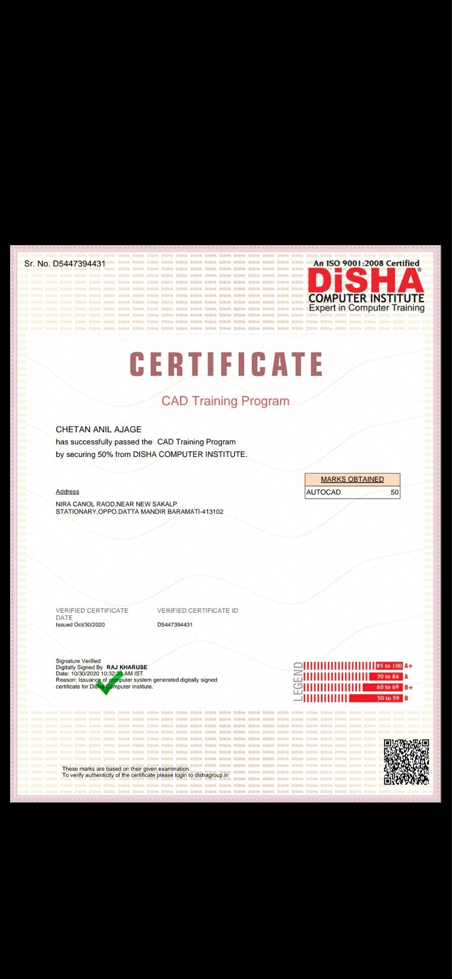 Chetan Ajage on LinkedIn: CAD Training program has been successfully done. Chetan Ajage on LinkedIn: CAD Training program has been successfully done.