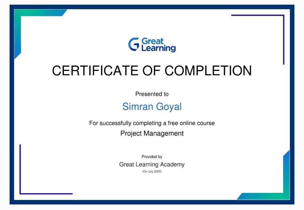 Simran Goyal on LinkedIn: #projectmanagement Simran Goyal on LinkedIn: #projectmanagement
