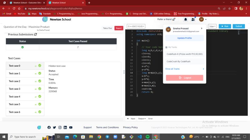 Sneha Prasad on LinkedIn: #cplusplus #day28 #30daysofcode #community # ... Sneha Prasad on LinkedIn: #cplusplus #day28 #30daysofcode #community # ...