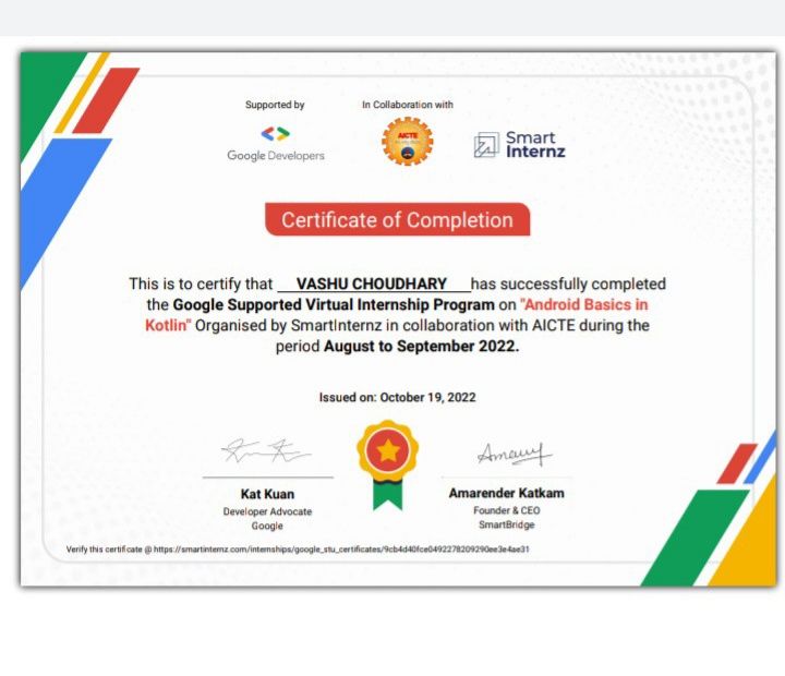 Vashu Choudhary on LinkedIn: #google #internship #aicte #smartbridge # ... Vashu Choudhary on LinkedIn: #google #internship #aicte #smartbridge # ...