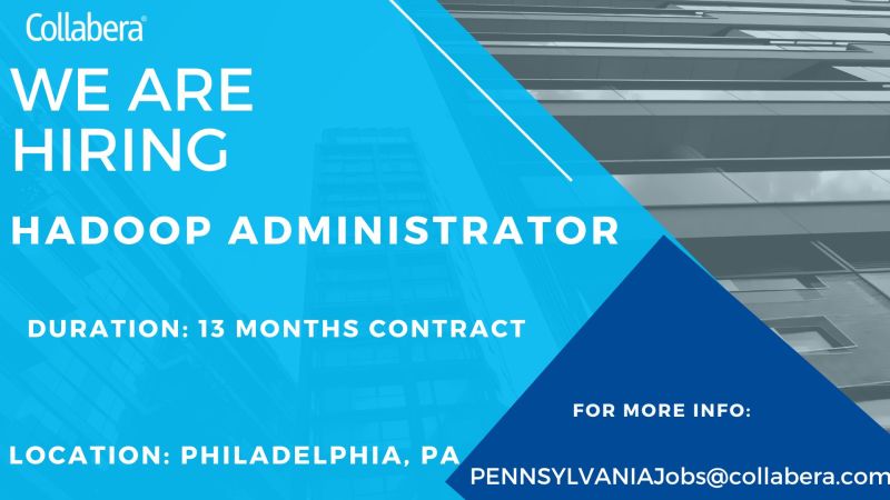 Kalpesh Solanki (KS) on LinkedIn: #hadoop #administrator #philadelphia ... Kalpesh Solanki (KS) on LinkedIn: #hadoop #administrator #philadelphia ...