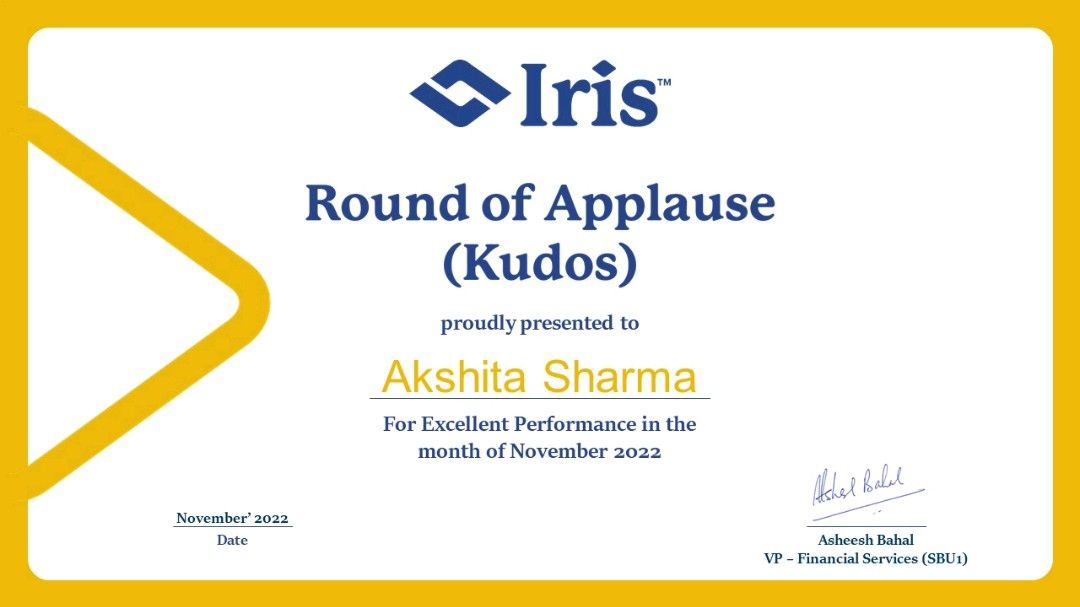 Akshita Sharma on LinkedIn: #appreciationpost Akshita Sharma on LinkedIn: #appreciationpost