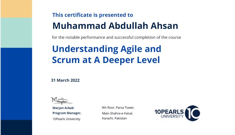 Muhammad Abdullah Ahsan on LinkedIn: #learninganddevelopment Muhammad Abdullah Ahsan on LinkedIn: #learninganddevelopment