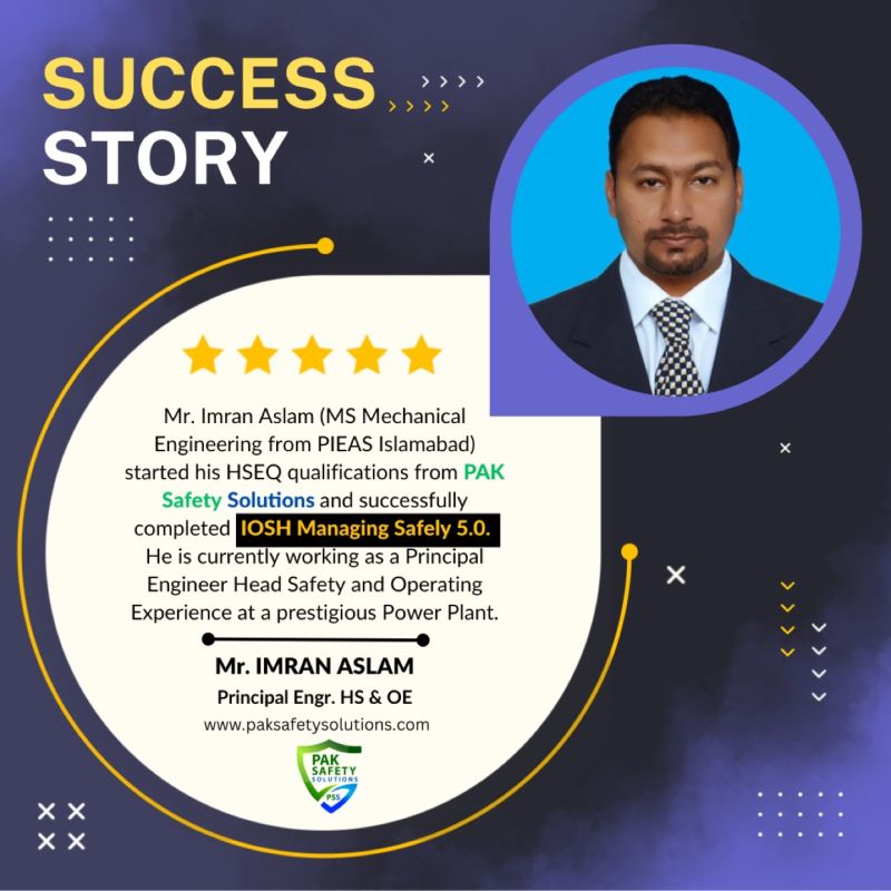 Imran Shahbaz (CMIOSH, CertProfNZISM) posted on LinkedIn Imran Shahbaz (CMIOSH, CertProfNZISM) posted on LinkedIn