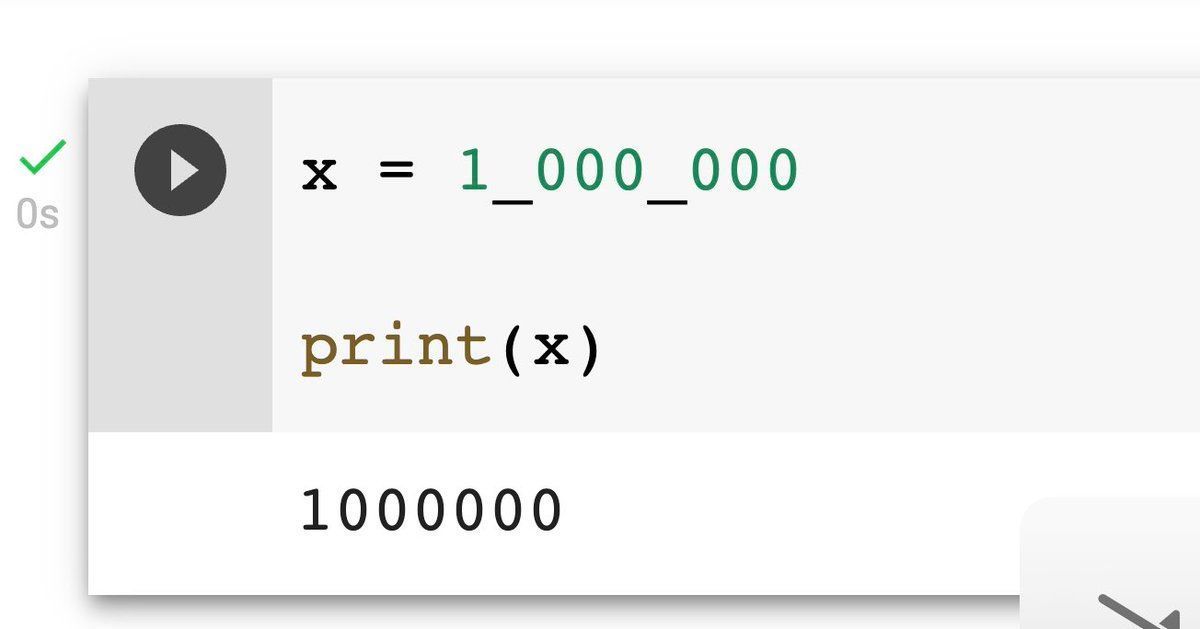 Lior S. on LinkedIn: Just learned you can write numbers like this in ... Lior S. on LinkedIn: Just learned you can write numbers like this in ...