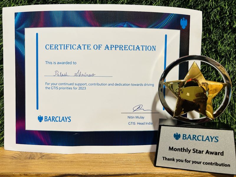 Palash Shrirao on LinkedIn: thank you Barclays for recognising the ... Palash Shrirao on LinkedIn: thank you Barclays for recognising the ...