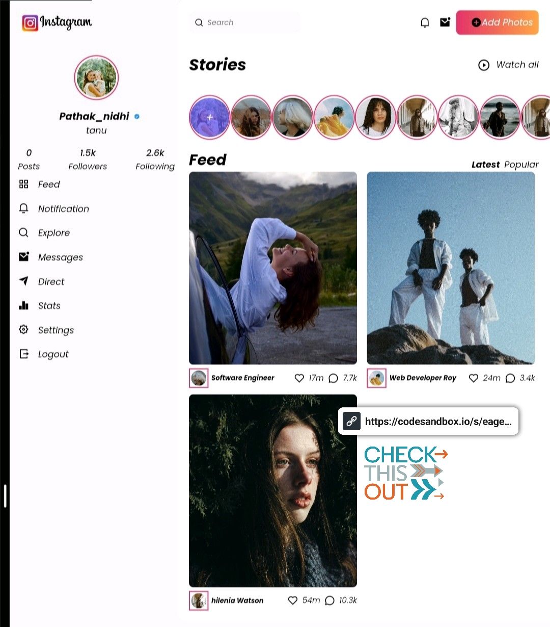 NIDHI PATHAK on LinkedIn: #instagram #html #css #connections NIDHI PATHAK on LinkedIn: #instagram #html #css #connections