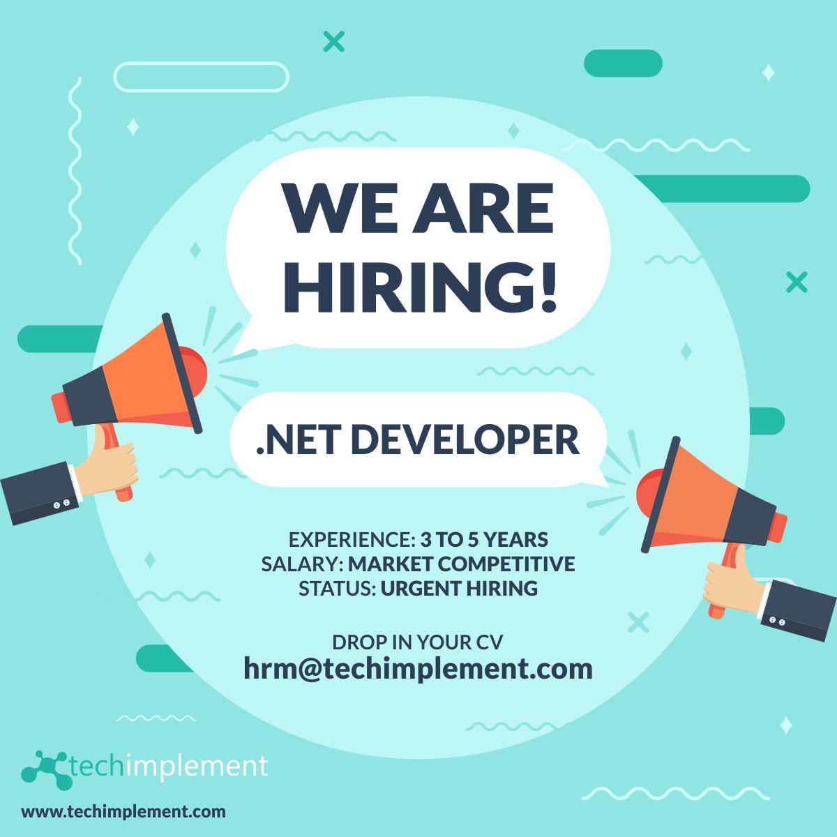 Tech Implement on LinkedIn: #hiring #applicationdeveloper #wpf #mvvm # ... Tech Implement on LinkedIn: #hiring #applicationdeveloper #wpf #mvvm # ...