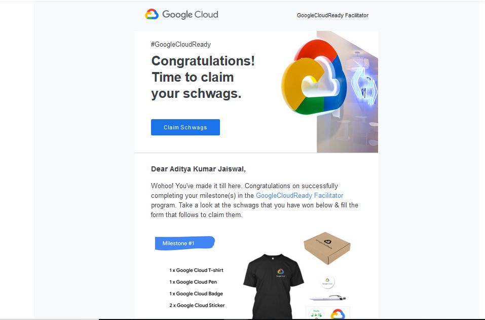 Aditya Kumar Jaiswal on LinkedIn: #milestone #googlecloudready # ... Aditya Kumar Jaiswal on LinkedIn: #milestone #googlecloudready # ...