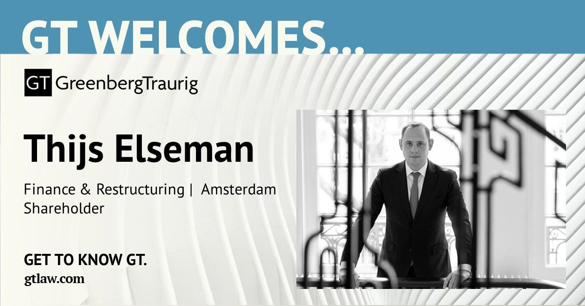 David van Dijk MRE MRICS on LinkedIn: Greenberg Traurig Expands Finance ... David van Dijk MRE MRICS on LinkedIn: Greenberg Traurig Expands Finance ...
