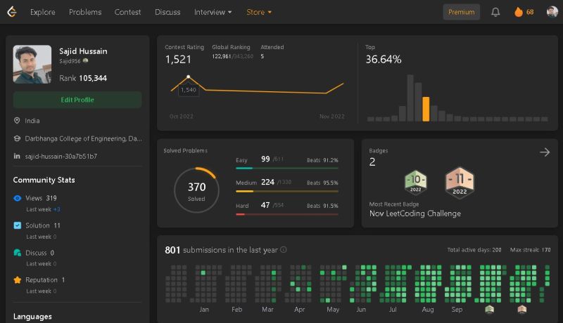 SAJID HUSSAIN on LinkedIn: #365daychallenge #leetcode #programming # ... SAJID HUSSAIN on LinkedIn: #365daychallenge #leetcode #programming # ...