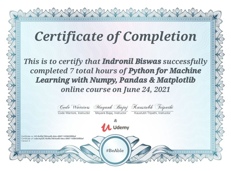 Indronil Biswas on LinkedIn: #udemy #codewarriors #python #pythonjobs # ... Indronil Biswas on LinkedIn: #udemy #codewarriors #python #pythonjobs # ...
