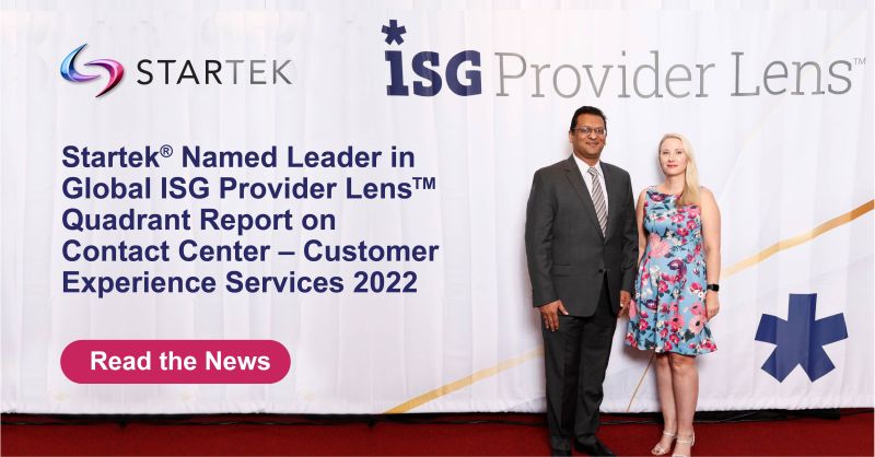Startek on LinkedIn: Startek Named Leader in Global ISG Provider Lens ... Startek on LinkedIn: Startek Named Leader in Global ISG Provider Lens ...