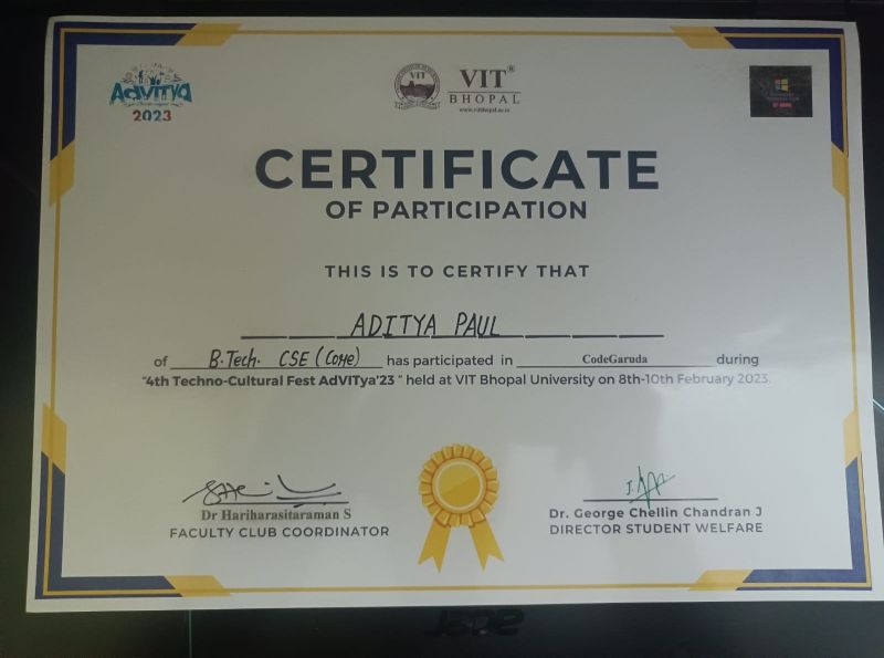 Aditya Paul on LinkedIn: #coding Aditya Paul on LinkedIn: #coding