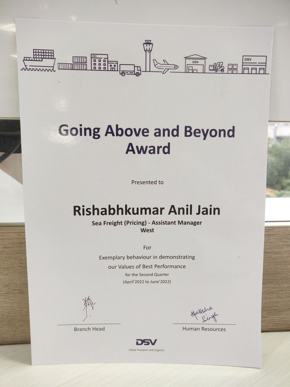 Rishabh Jain, MBA Ops, B.E. (MECH) on LinkedIn: #dsv #logistics # ... Rishabh Jain, MBA Ops, B.E. (MECH) on LinkedIn: #dsv #logistics # ...